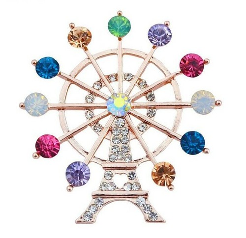 FERRIS WHEEL Rhinestone CIRCUS Amusement THEME Park Eiffel Tower ...