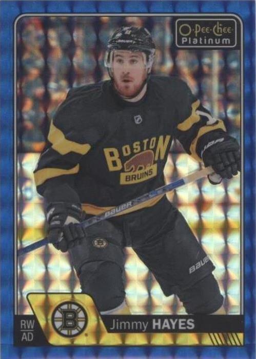 2016-17 O-Pee-Chee Platinum - Jimmy Hayes #54 Royal Blue Cubes /99 for ...