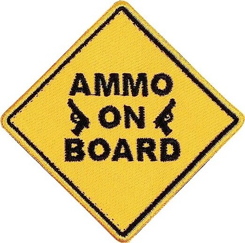 CAT Outdoors Ammo on Board Funny Patches, Morale, Tactical, and ...
