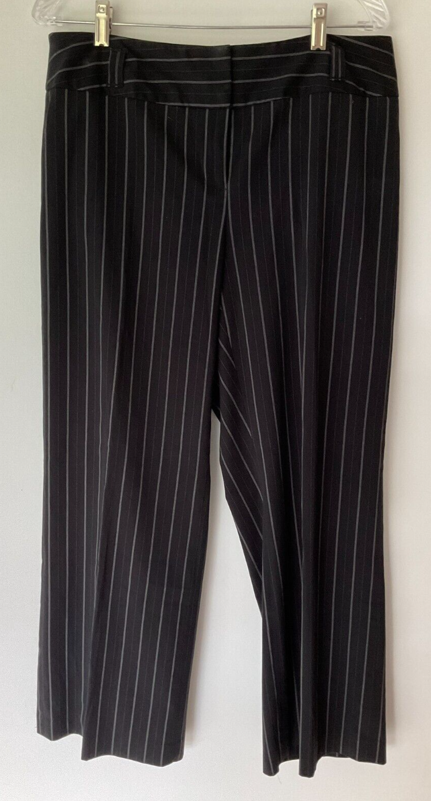 PETITE EMMA JAMES BLACK PANTS W/WHITE STRIPES, SIZE 12P | eBay