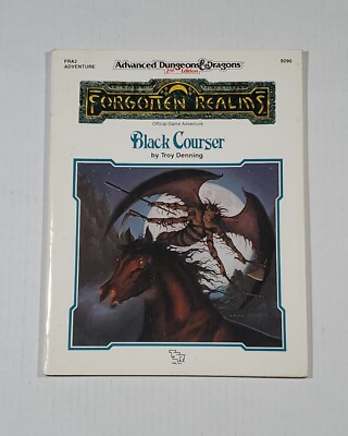 Forgotten Realms Black Courser FRA2 9290 Dungeons And Dragons With Map ...