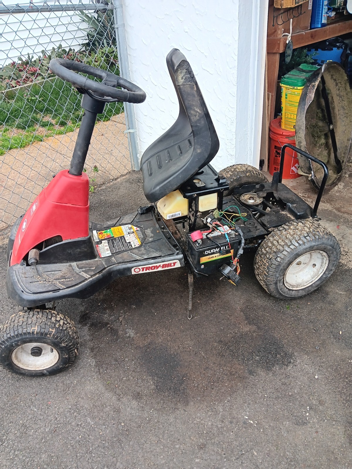 Troy-Bilt riding lawn mower chassis. TB 30R | eBay