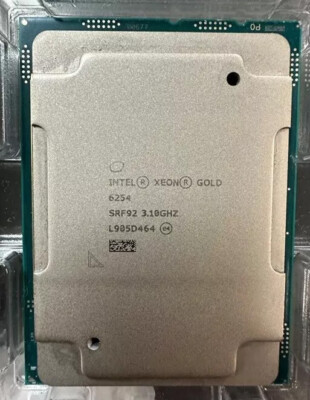 Intel Xeon Gold 6254 3.10GHz 18 Core SRF92Processor | eBay