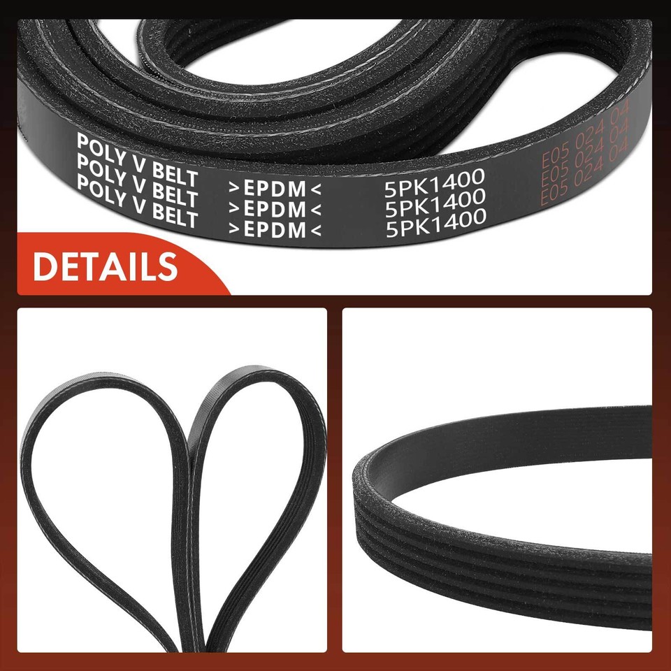 55.13 in Serpentine Belt for Chevy Cruze Limited Saturn SL SC1 SL1 SW1 ...