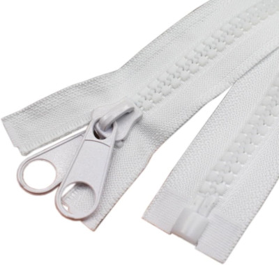 YaHoGa #10 36" Separating Zippers White (2Pcs) | eBay