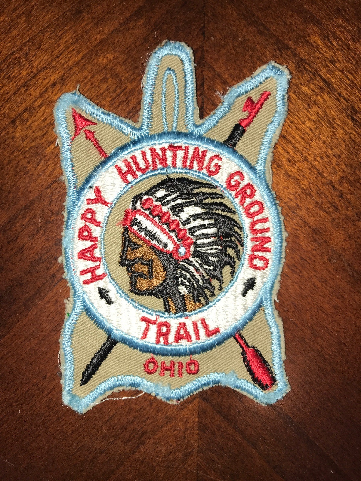 Boy Scout Happy Hunting Ground Trail Patch Ohio BSA Twill Old | eBay