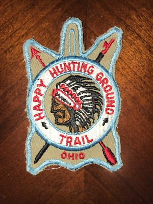 Boy Scout Happy Hunting Ground Trail Patch Ohio BSA Twill Old | eBay