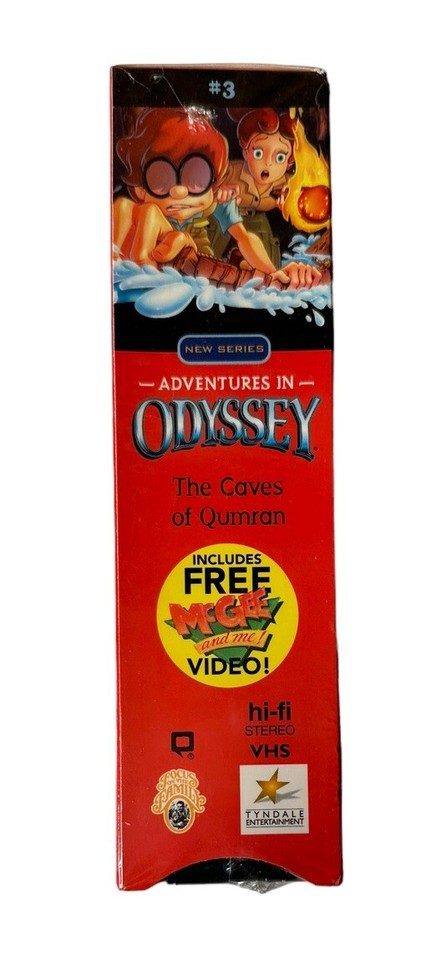 Vtg Adventures in Odyssey The Caves of Qumran BONUS McGee and Me! VHS ...