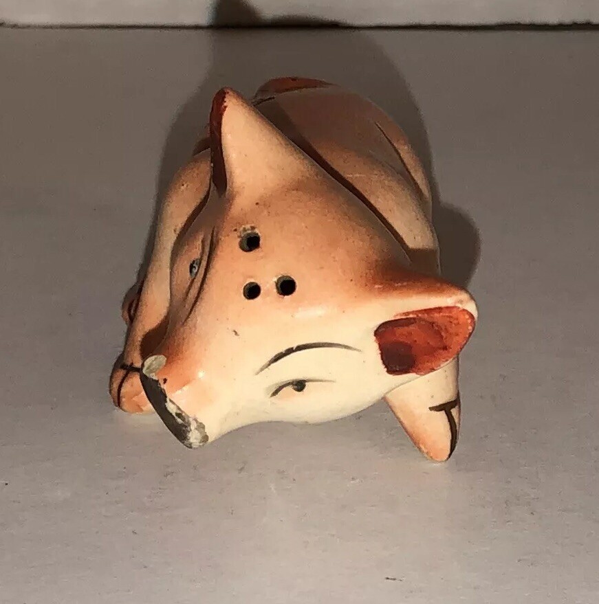 VTG 50s 60s PIGS Salt Pepper Shakers Ceramic Made Japan Hand Painted ...