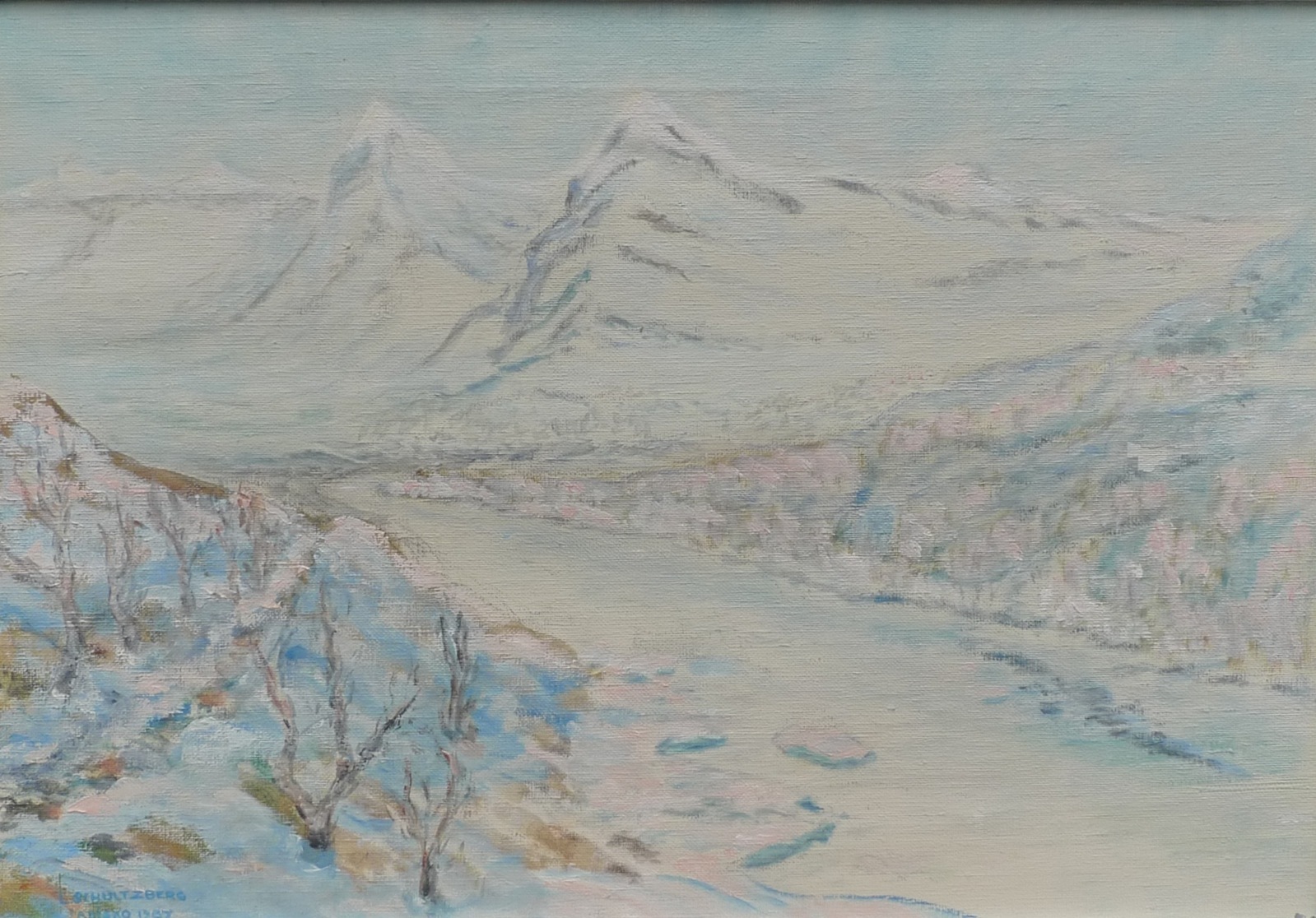 Lennart Schultzberg -canyon -fluss -abisko Jokk -abiskojokka ...