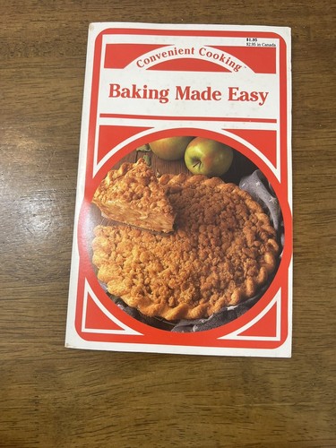 Vintage retro Convenient Cooking Baking Made Easy Cookbook cook baker ...