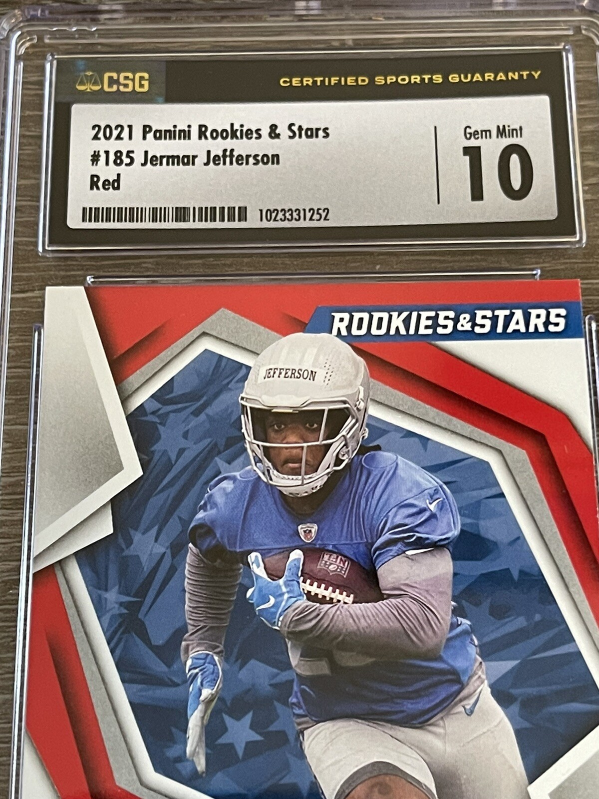 2021 Panini Rookies & Stars - Rookies Red #185 Jermar Jefferson (RC) for sale online | eBay
