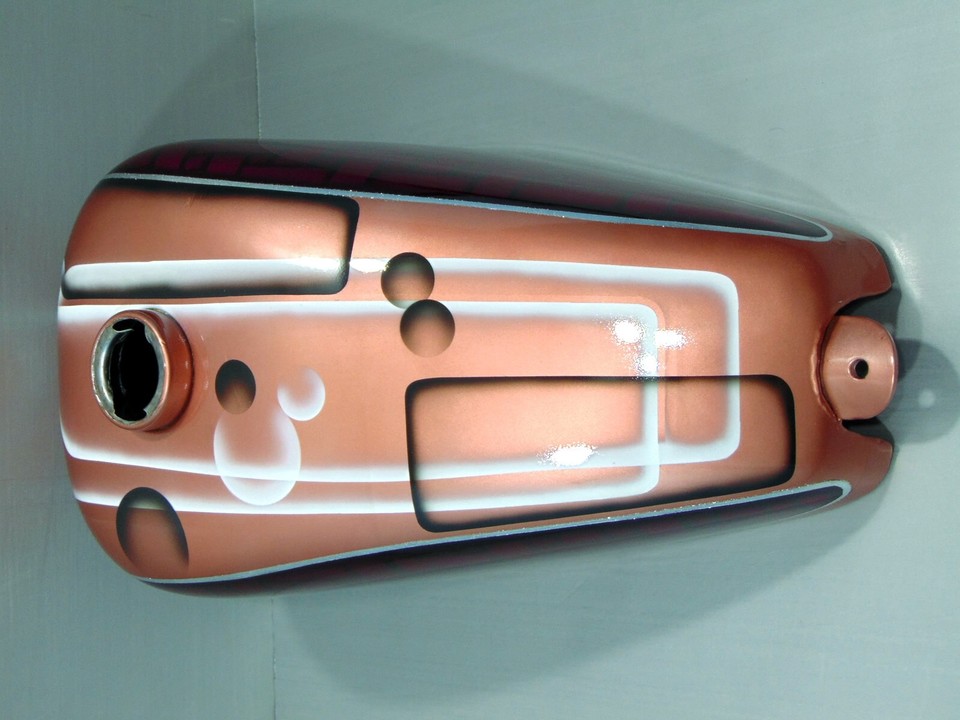 CUSTOM PAINT Frisco Motorcycle Gas Tank 2.5 gallon chopper bobber ...