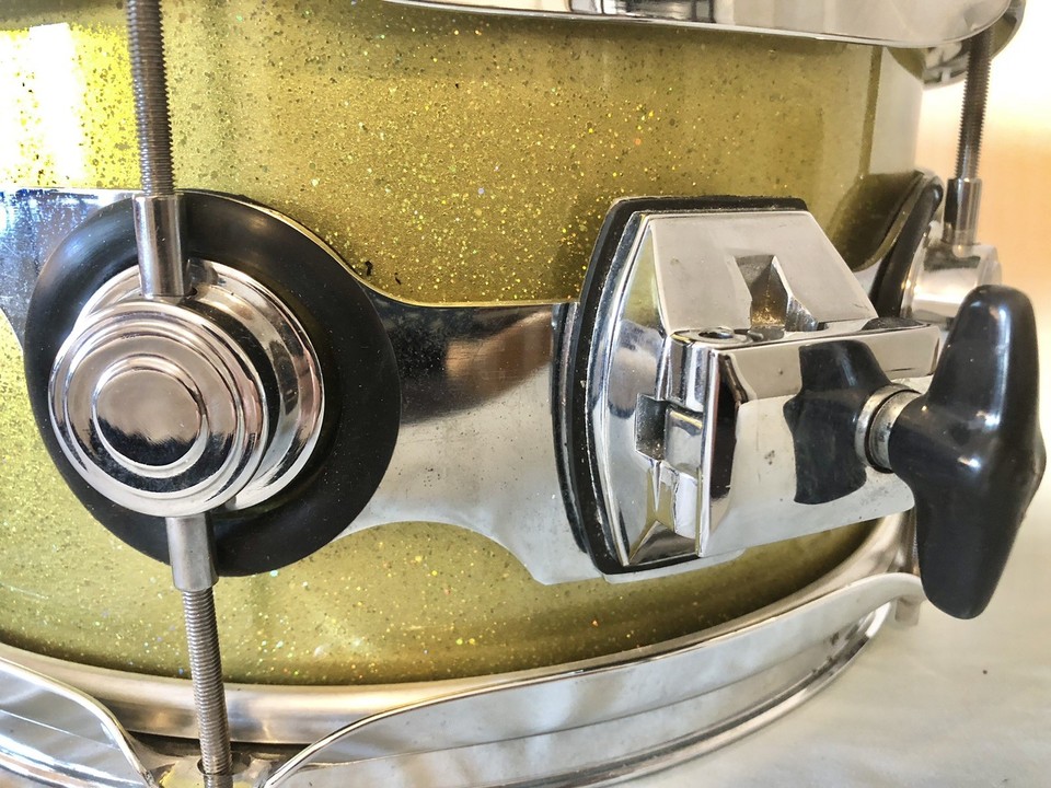 2000 DW Collector’s Series 12x6 Maple Short Stack Tom Lime Sparkle Drum ...