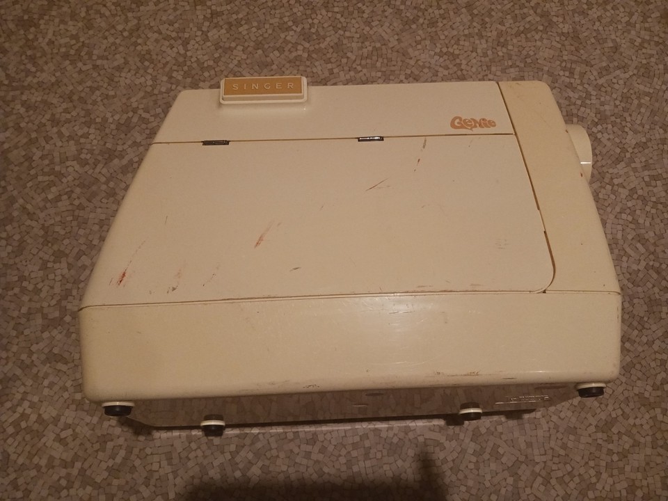 Singer GENIE 354 Sewing Machine W/ Cover Vintage 1970’s Works | eBay