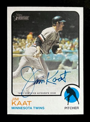 2022 Topps Heritage - Jim Kaat - Real One Auto Autograph | eBay