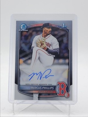 MARCUS PHILLIPS 2025 BOWMAN CHROME DRAFT 1ST AUTOGRAPH A AUTO Q4060 | eBay