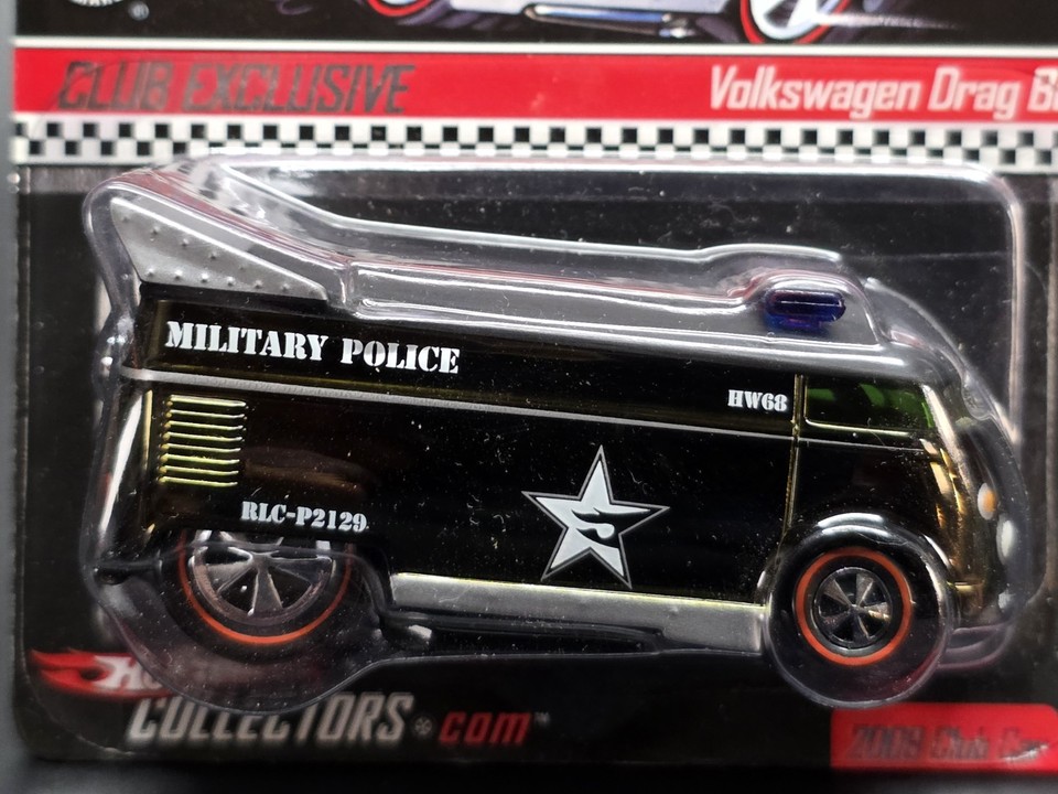 Hot Wheels RLC 2009 Club Car Military Police Volkswagen Drag Bus | eBay