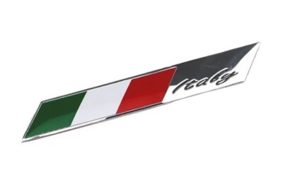 Italy Flag Boot Fender Badge Emblem for Alfa Romeo Maserati Abarth Fiat ...