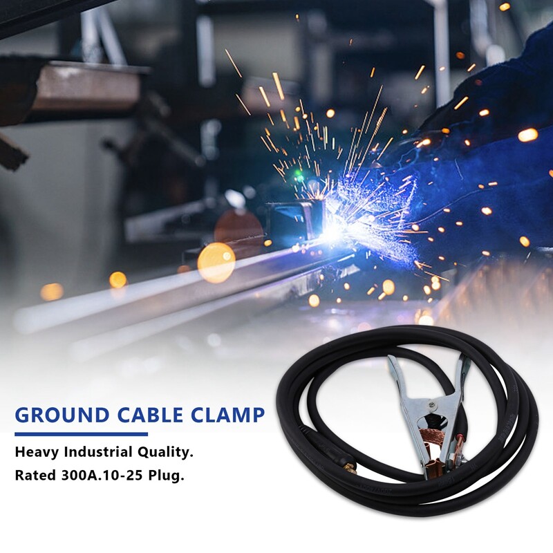 5X(300A Groud Welding Earth Cable Clamp Clip for MIG TIG / Cable 10 ...
