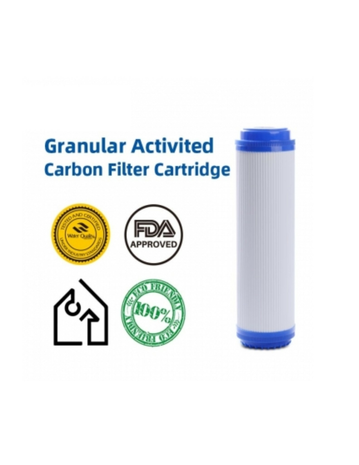Fits Aqua-Pure AP117 Compatible GAC Water Filters Carbon HDG-P117 - 2 ...