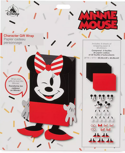 DISNEY MINNIE MOUSE CHARACTER GIFT WRAP SET - NEW | eBay