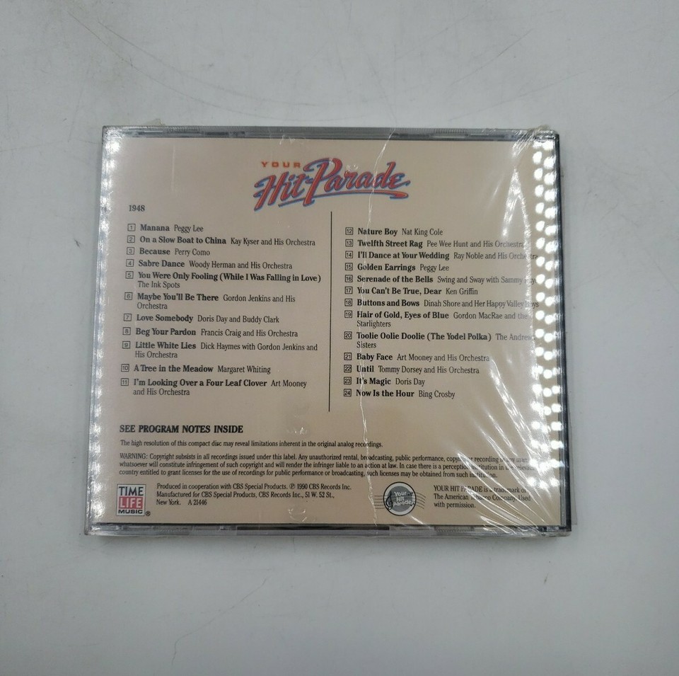 Your Hit Parade - 1948 (Time Life, CD 1990) NEW u5c | eBay