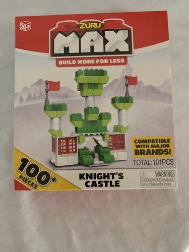 Max Build More Knight's Castle Building Toy w Figure 100+ pieces NIB ...