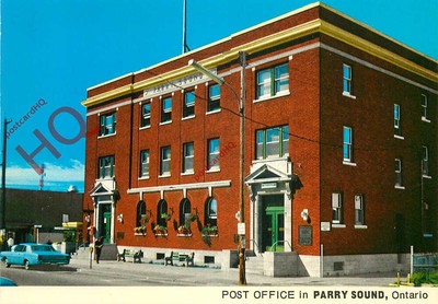 Picture Postcard; Ontario, Post Office In Parry Sound | eBay UK