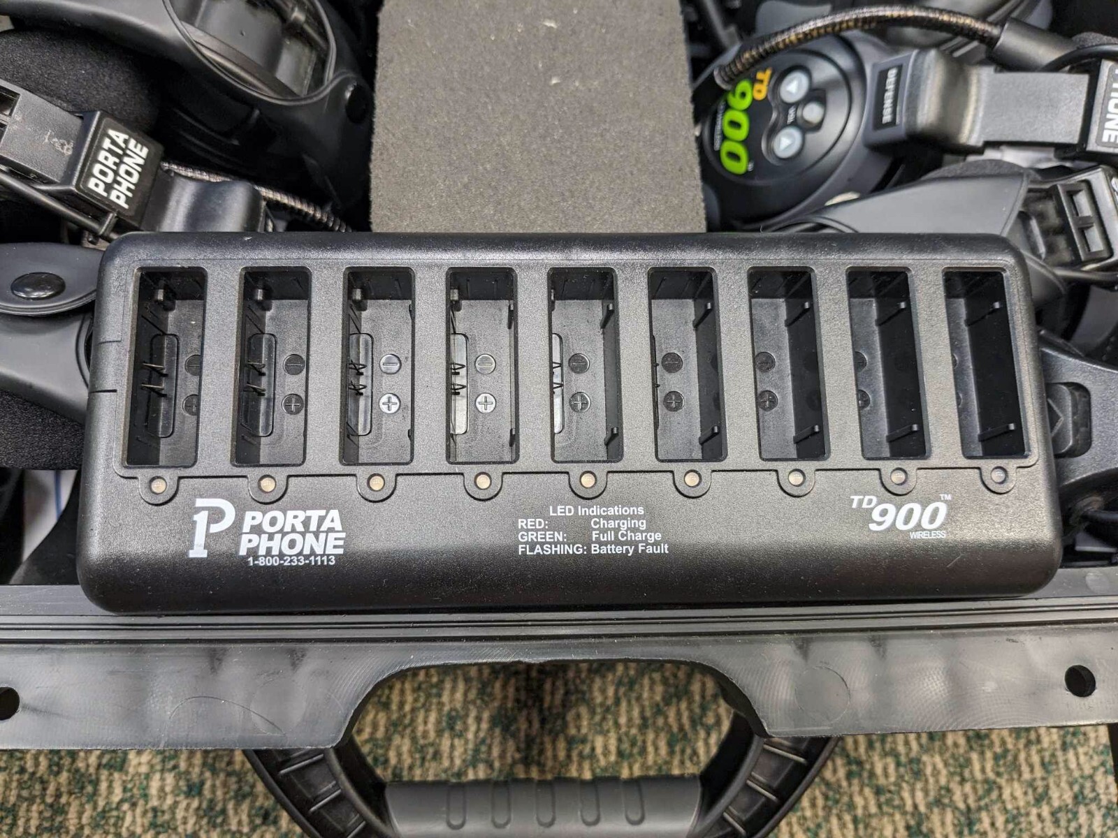 PortaPhone TD-900 6 Coach Headset System for Football Coaches | eBay