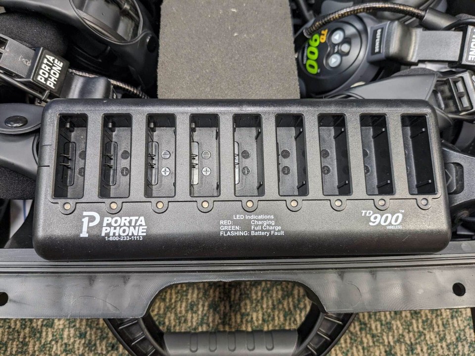 PortaPhone TD-900 5 Coach Headset System for Football Coaches | eBay