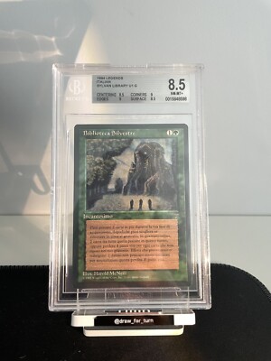 Sylvan Library Italian Legends | MTG | BGS 8.5 NM/MINT | eBay