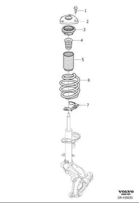 Volvo 32221003 Suspension Top Hat. Anchorage | eBay