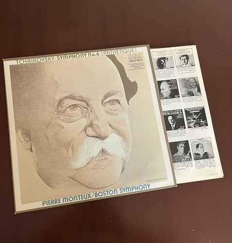 Tchaikovsky Symphony No. 6 Pathetique LP Vinyl Record - Pierre Monteux ...