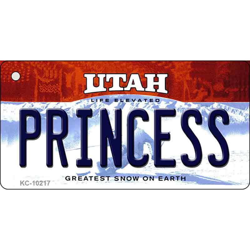 Princess Utah State License Plate Tag Key Chain KC-10217 | eBay