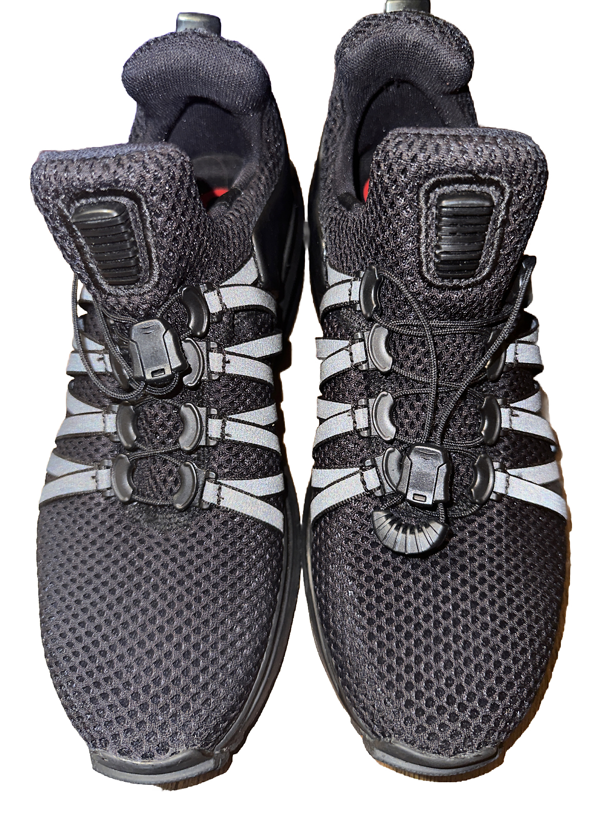 Nike Shocks Lace Up Closed Top Solid Black Mix Color Size 6.0 EUR 36.5 ...