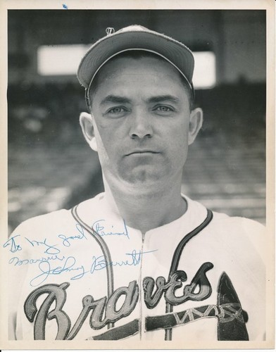 Johnny Barrett Boston Braves Signed/Autographed 7x9 Photo JSA 143287 | eBay