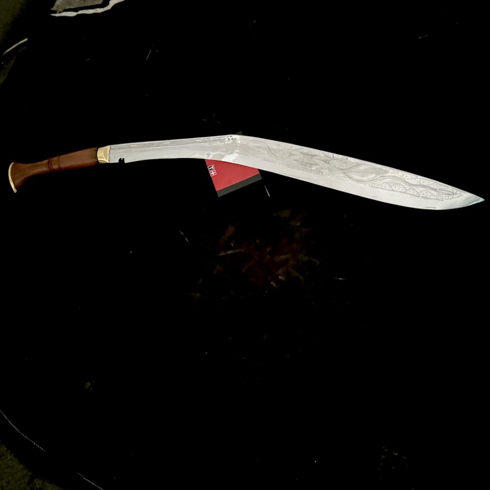 36" Long Blade Buff Head Big Kukri-Machete Chopper khukuri knives-Large ...