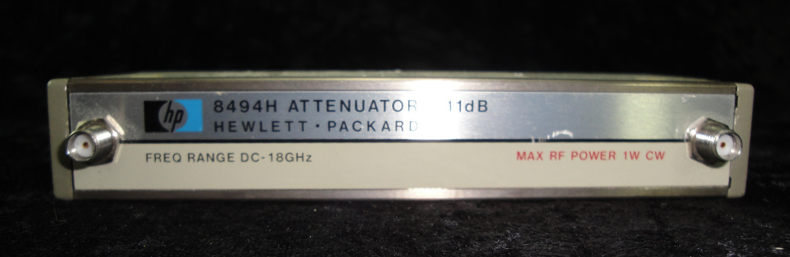 HP 8494H Programmable Step Attenuator, DC to 18GHz, 0 to 11dB, 1dB ...