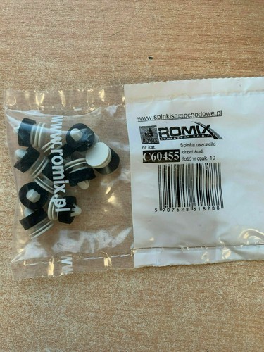 10x ROMIX Door Seals Clips, AUDI A6 C6, Grey C60455; 4F0831719 | eBay