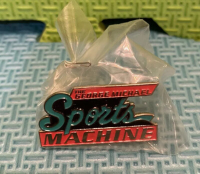 Vintage The George Michael Sports Machine On NBC Pin Bulk Green New | eBay