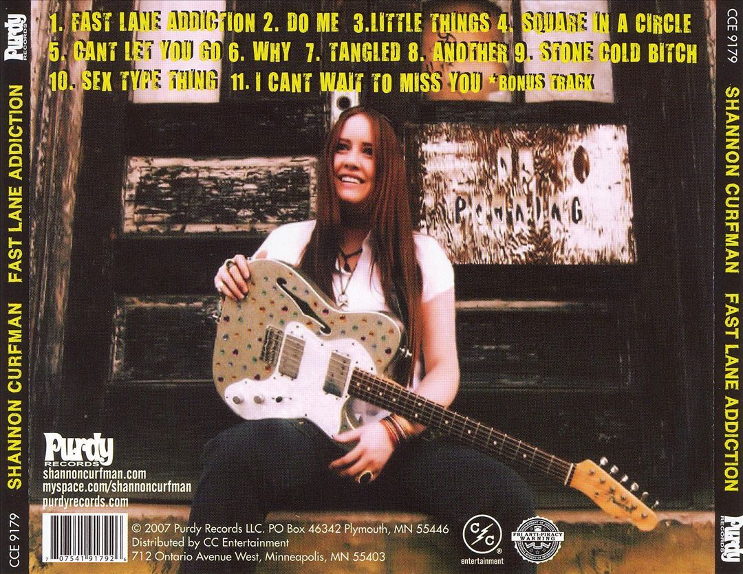 SHANNON CURFMAN - FAST LANE ADDICTION * NEW CD 707541917926| eBay