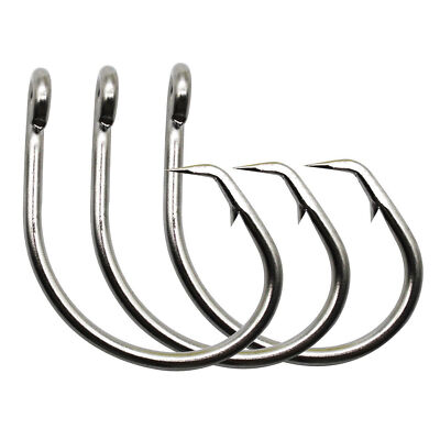 39960 Tuna Circle Fishing Hook Stainless Steel Saltwater Shark Hook 8/0 ...