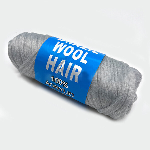 Colorful Brazilian Wool Hair for Braiding Knitting Twist Braids Faux ...