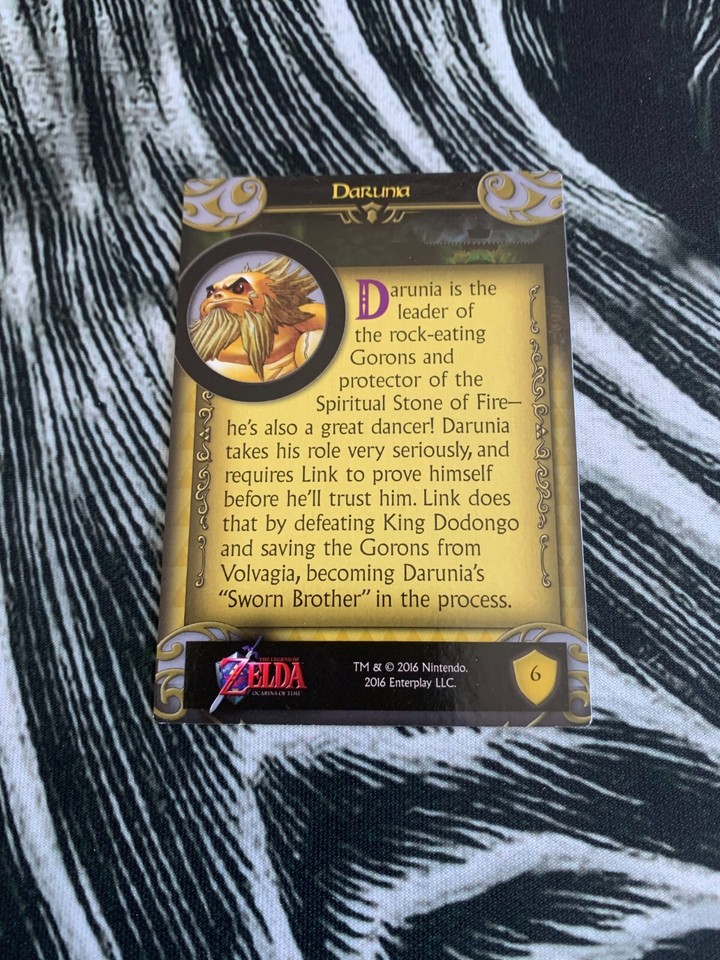 The Legend Of Zelda 2016 Enterplay Single Trading Cards - Buy Multiple ...