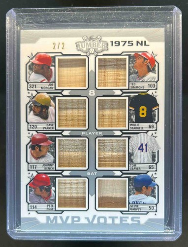 2024 Leaf Lumber Morgan Parker Bench Rose Stargell Seaver Garvey MVP ...