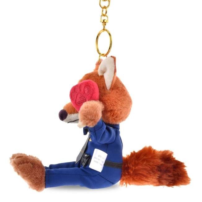 Japan Disney Store Nick Wilde Plush Toy Key Chain MOGUMOGU Zootopia ...