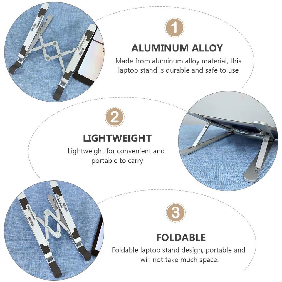 Heighten Laptop Stand, Foldable Storage Bracket Lifting Shelf Portable ...