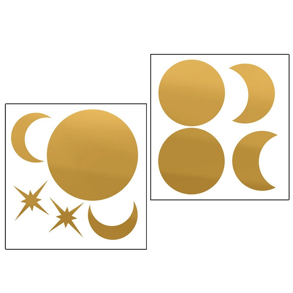Adhesive Wall Decals Moon Phase Decorations Self-adhesive Stickers ...