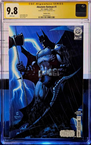 Absolute Batman #1 Jim Lee cover CGC SS 9.8 SIGNED by Scott Snyder | eBay